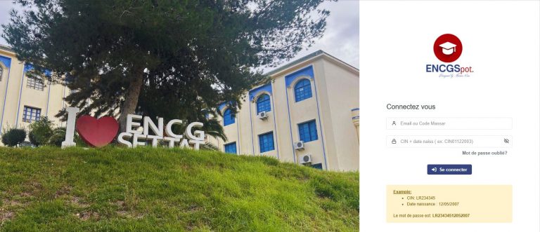 Espace d’étudiant – ENCG SETTAT